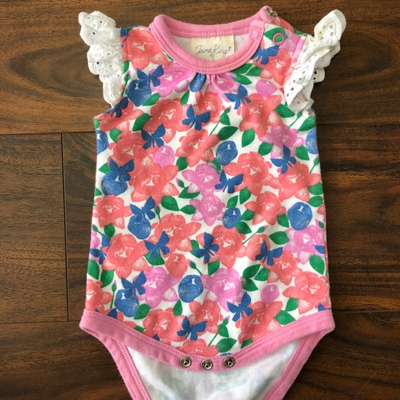 Sapling | One Pieces | Jamie King For Sapling Floral Girls Onesie 3mo ...